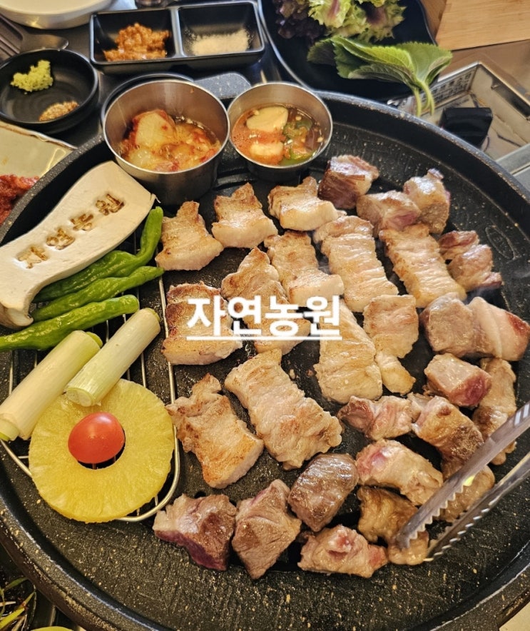 이베리코 돼지고기가맛있는 쌍용동맛집 자연농원 네이버 블로그