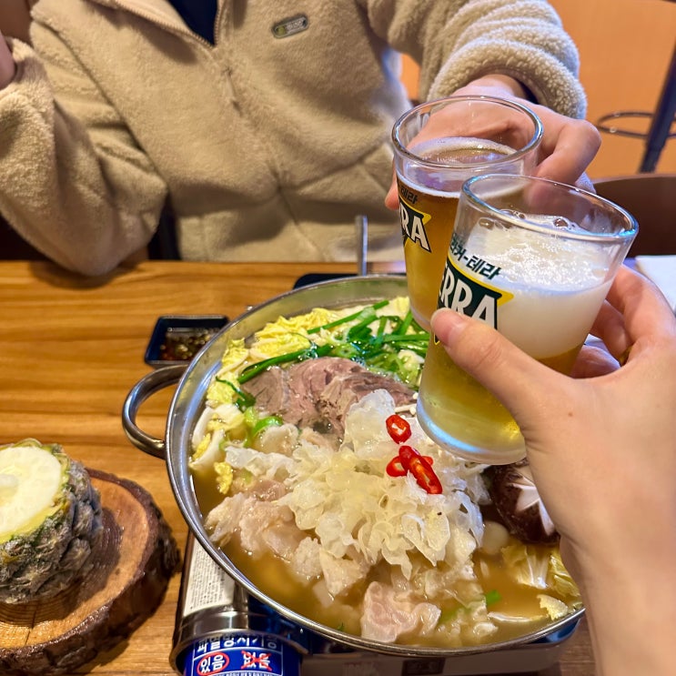 천안 쌍용동맛집 분위기 좋은 쌍용동 술집 정감 추천메뉴 스지전골 파인애플샤베트 네이버 블로그