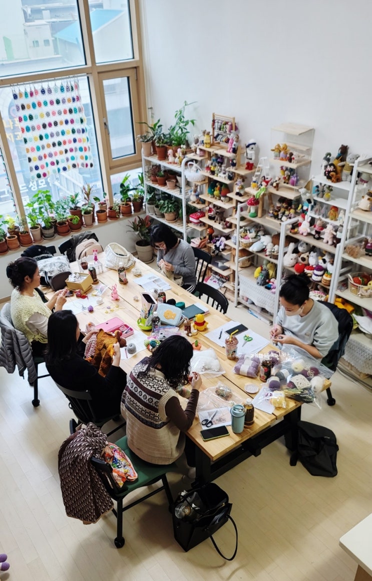 대바늘 코바늘 뜨개질 손뜨개 취미반 자격증반 공방 강동구 잠실 송파구 강남 미사 구리 남양주 성내동 암사 명일 길동 네이버 블로그