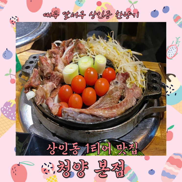 대구 달서구 한량기 상인동 맛집 청양 본점 청년양고기 본점 상인동 1티어 양고기 구워주는 양고기 전문점 예약필수