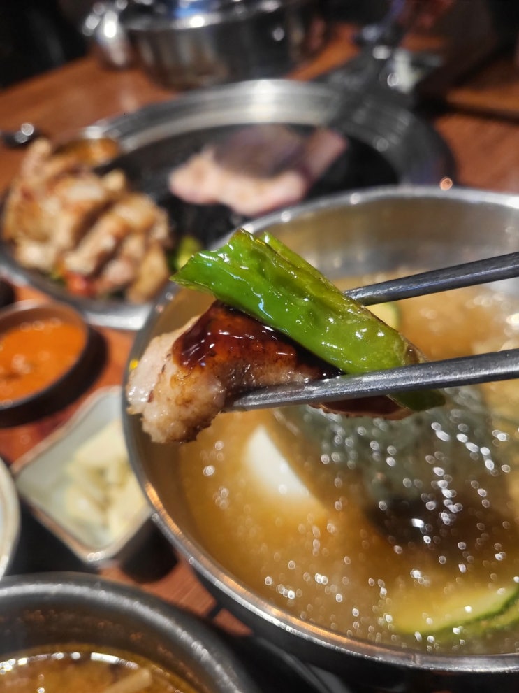송도 고기집 탐라담에서 제주의 맛을 느끼다 네이버 블로그
