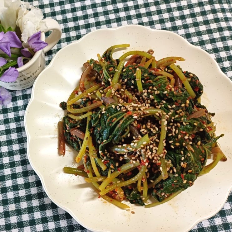 머위나물 무침 된장무침 만드는 법 머위잎 데치기 머위순 요리 봄나물 효능 네이버 블로그