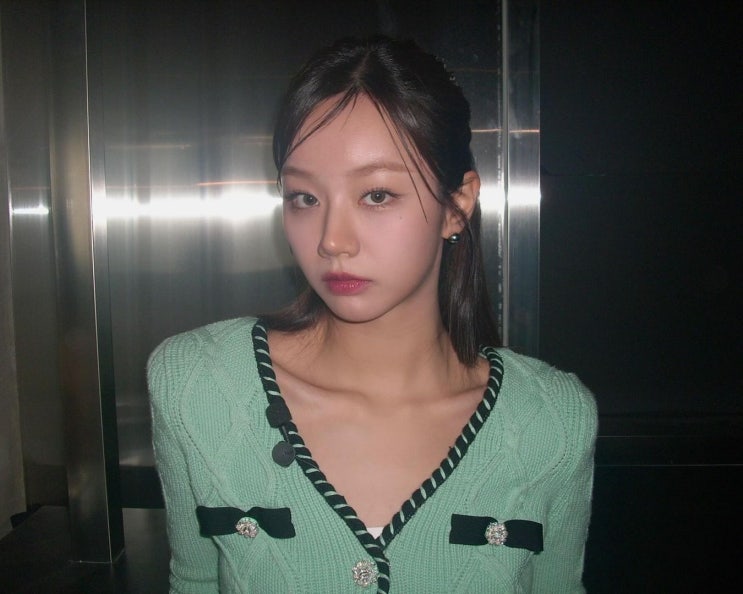 여자 연예인들이 좋아하는 브랜드 셀프포트레이트 니트 가디건으로 20대 하객룩 패션 완성 W 혜리 네이버 블로그