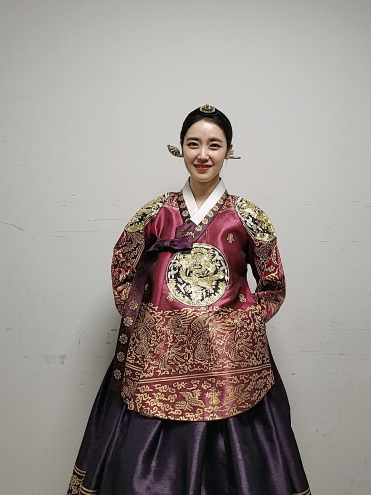 kbs1 국악한마당 1500회 특집 가애란 아나운서 전통 궁중 당의 한복 : 네이버 블로그