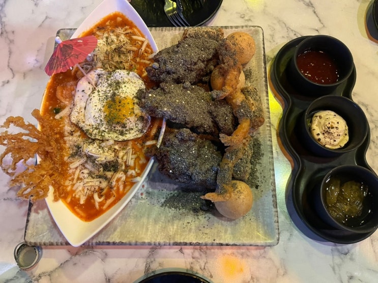 제주 연동 술집 이색 치킨이 있는 분위기 맛집 포차야 네이버 블로그
