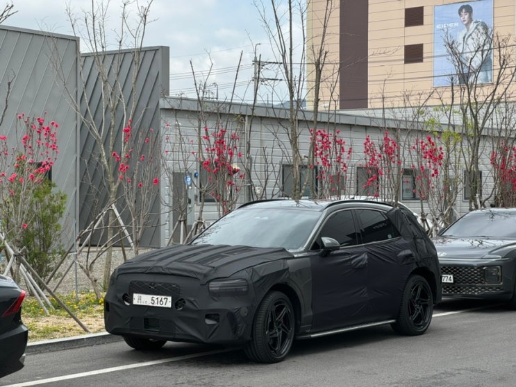 제네시스 GV70 페이스리프트(JK1 PE)목격 : 네이버 블로그