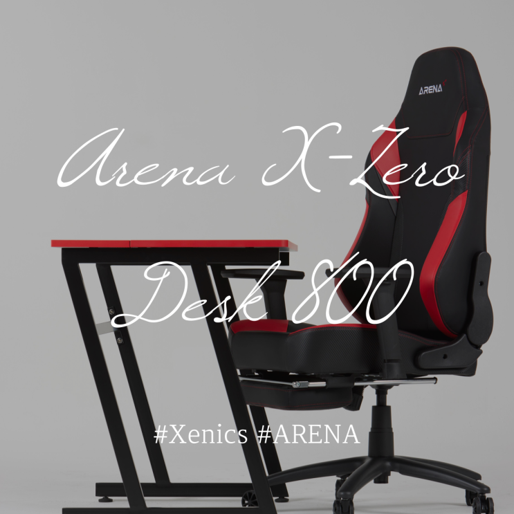 작은 사이즈 컴퓨터책상 추천, 제닉스 아레나 X-ZERO 800 (작은방, 원룸 게이밍책상) : 네이버 블로그