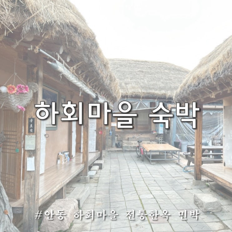 안동 하회마을 민박 운치있는 전통한옥 숙소 안동펜션 다온민박 네이버 블로그