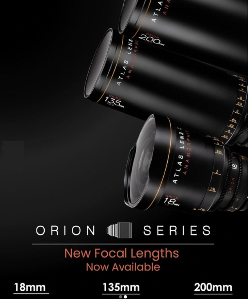Atlas Lens Co. 18mm, 135mm, & 200mm Orion 2x anamorphic lenses(영문 ...