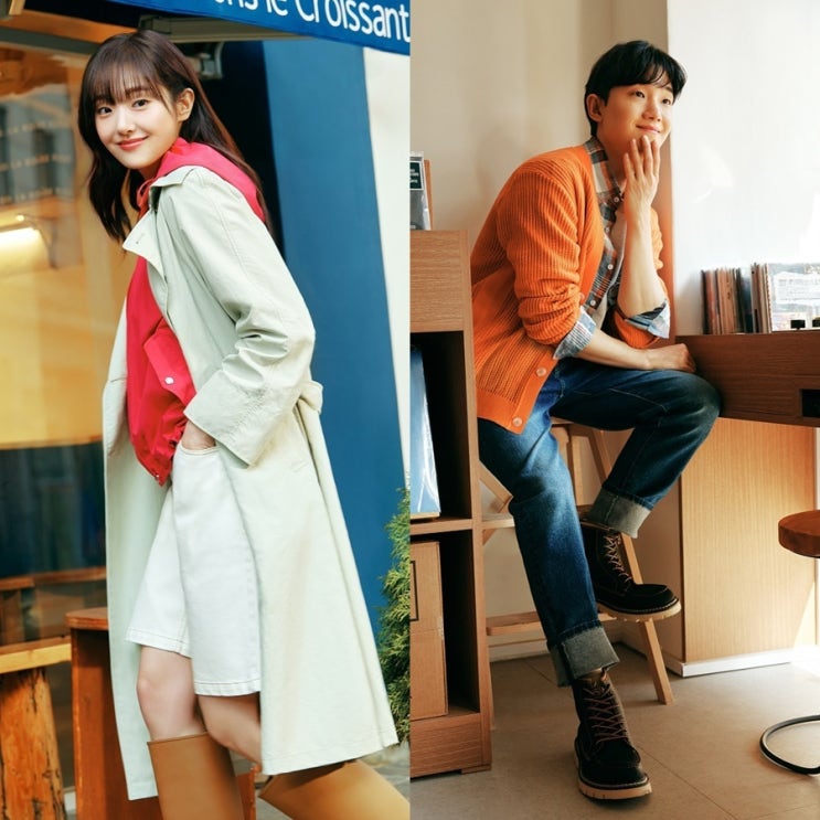 빈폴 BEANPOLE '익숙한 새로움' 캠페인 속 소수빈, 김혜준 체크 셔츠 코디 : 네이버 블로그