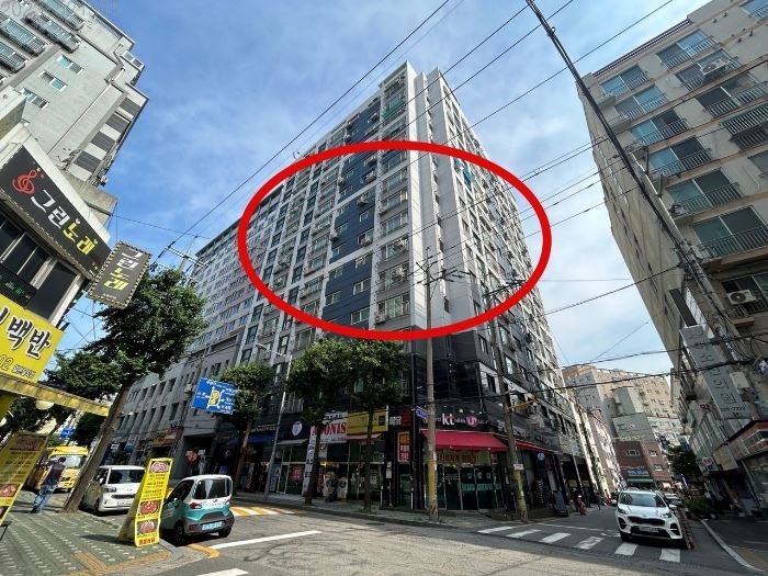 인천 부평동 오피스텔경매 전용25평1억9천 굴다리오거리인근 엠타워9 14층 유찰1회 부평주거용오피스텔 법원경매 매매