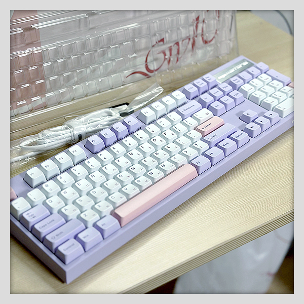 엠스톤키보드 GV10 퍼플러MA 밀키V2 45g 저소음키보드 추천 : 네이버 블로그