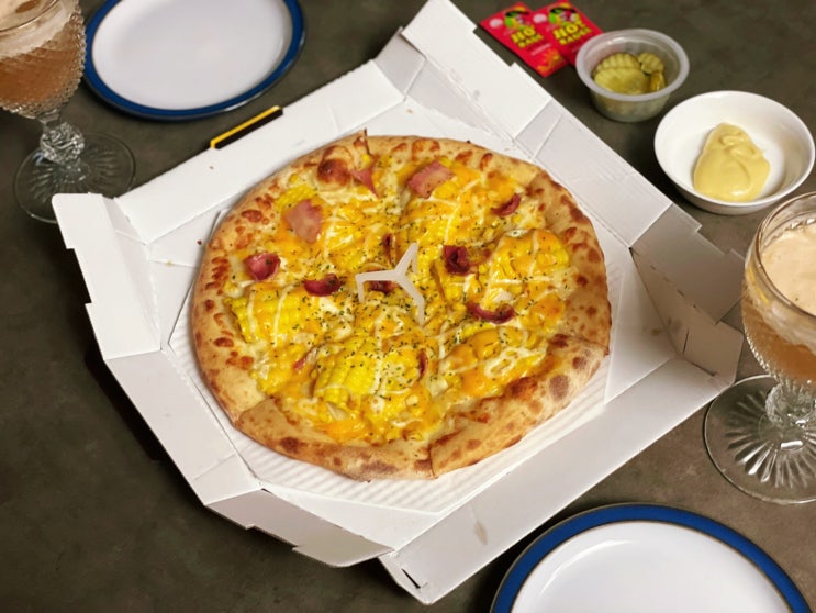피자맛집 맘스피자 고양화정점 피자 신메뉴 허니통옥수수피자 너무 맛있어요 네이버 블로그