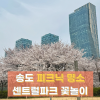 송도 센트럴파크 주차장 정보 돗자리펴고 피크닉하기 좋은 곳에서 벚꽃 구경 하고 왔어요 네이버 블로그