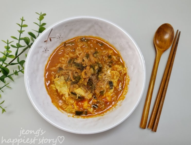 칼칼한 대파 라면 요리 만들기 사리곰탕 육개장 라면 레시피 네이버 블로그