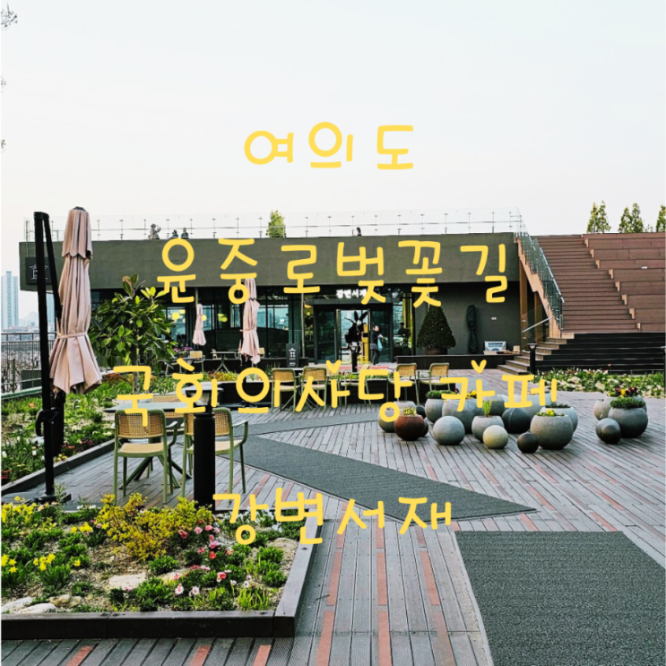 여의도 윤중로 벚꽃명소 국회의사당 카페 강변서재 주차방법 네이버 블로그