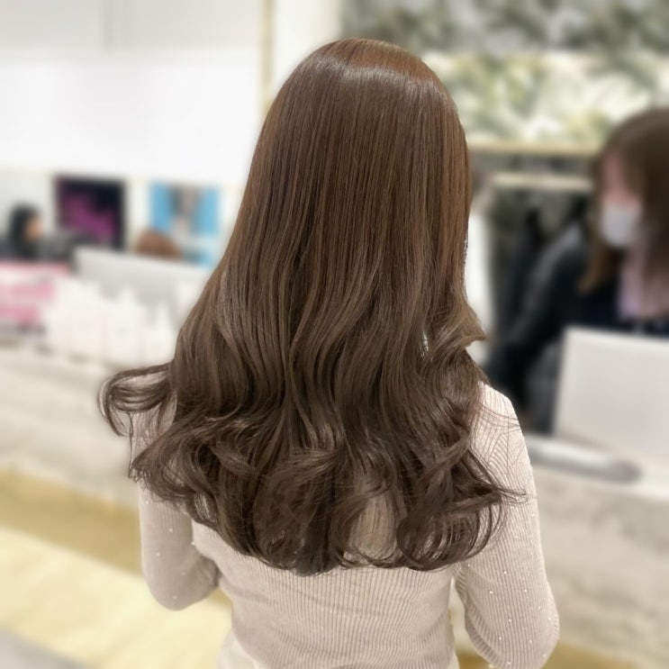 요즘 다시 유행하는 애쉬 베이지 브라운 염색 탈색없이 Vs 탈색 후 네이버 블로그