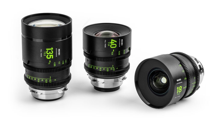 NiSi Filters, 단초점 시네마 렌즈 시리즈 「ATHENA PRIME LENS」에 18mm, 40mm, 135mm 추가 ...