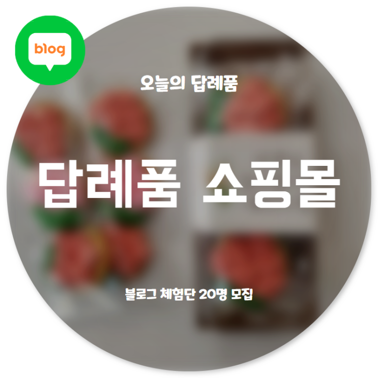오늘의 배송 소중한 사람들을 위한 선물로 딱 좋은 오늘의 답례품 쇼핑몰 리뷰어 모집 네이버 블로그