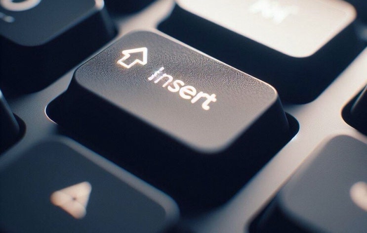 [팁] Insert키(인서트키)로 겹쳐쓰기와 삽입 변경해보기 : 네이버 블로그