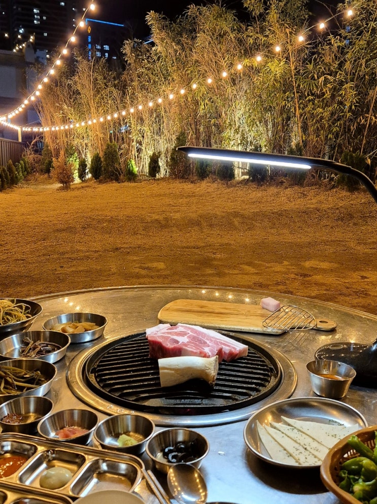속초고기집 달빛돈가 야외 정원뷰 숙성고기 맛집 네이버 블로그