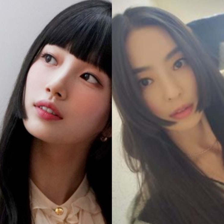 앞머리 없는 있는 긴머리 히메컷 레이어드컷 수지머리 이다희머리 네이버 블로그