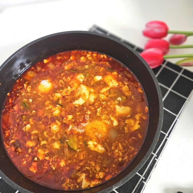 순두부찌개 끓이는법 편스토랑 어남선생 류수영 순두부찌개 레시피 네이버 블로그