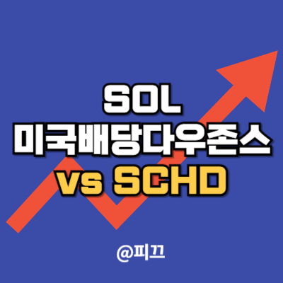 미국 SCHD vs SOL 미국배당다우존스 국내 월배당 ETF : 네이버 블로그