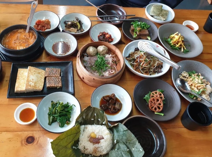 가평 설악 맛집 들풀 연잎밥 한정식 건강한 힐링밥상 달맞이정식 내돈내산 네이버 블로그