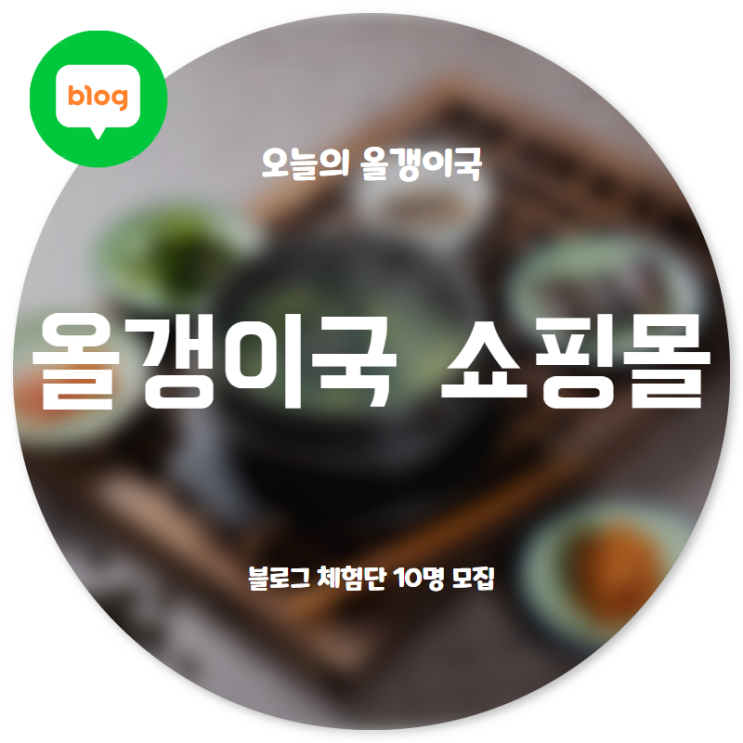 오늘의 배송 속풀이에 좋고 가볍게 먹기 좋은 오늘의 올갱이국 쇼핑몰 리뷰어 모집 네이버 블로그