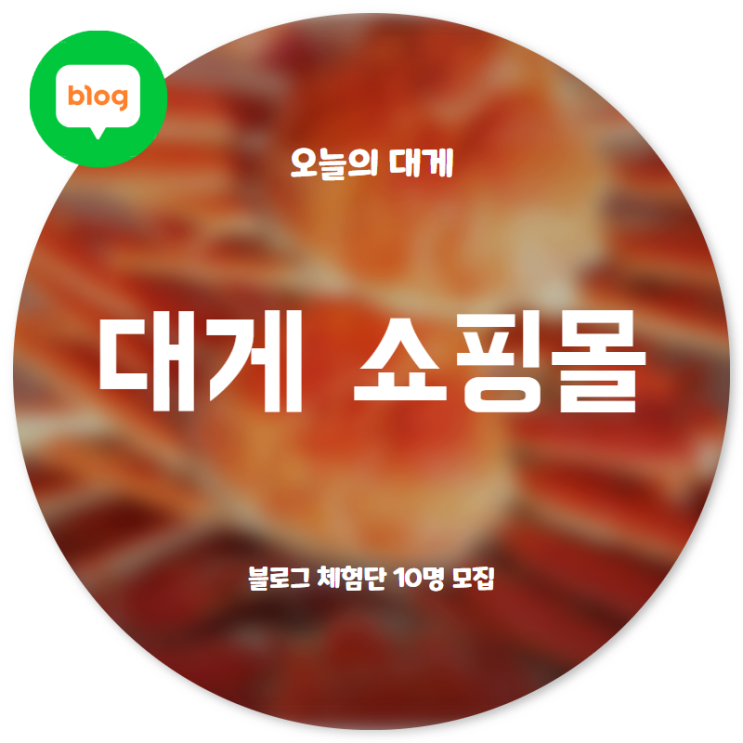 오늘의 배송 살로 가득 차있는 수율 좋은 오늘의 대게 쇼핑몰 리뷰어 모집 네이버 블로그