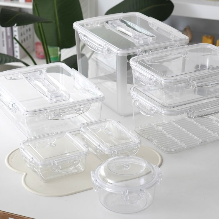 NF LOCK 엔에프락 트라이탄 투명 밀폐용기 시리즈 반찬통 : 네이버 블로그