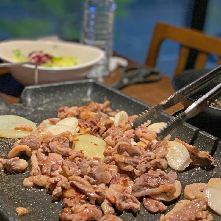 명지 맛집 오리한상 명지본점 단체 가족 외식 회식 하기 좋은 오리고기 룸 식당 네이버 블로그