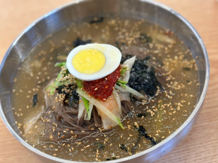 청주 산남동 막국수 맛집 평창메밀막국수 내돈내산 후기 요즘 같은 날씨에 먹기 좋은 막국수집 네이버 블로그