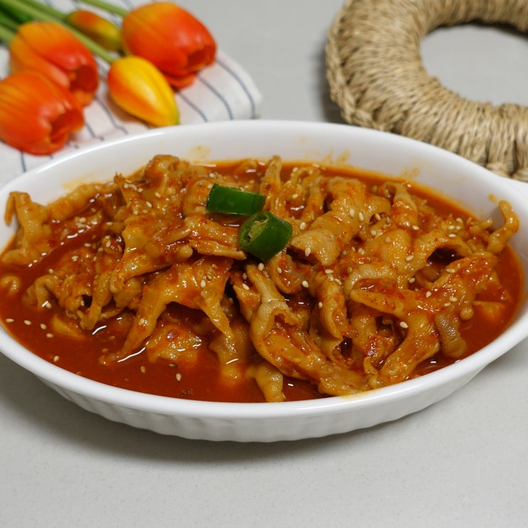 한신포차 국물닭발 레시피 스타일 야식메뉴로 딱인 무뼈닭발 네이버 블로그