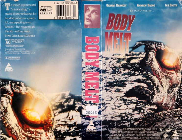 바디 멜트 (Body Melt, 1993) (혐오 주의) : 네이버 블로그