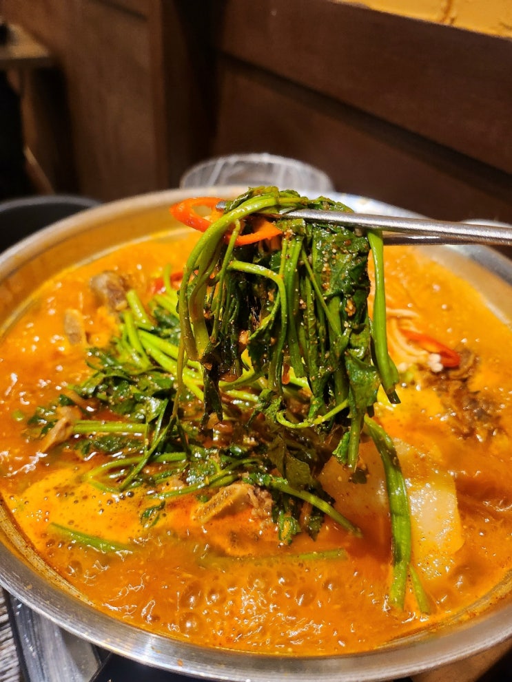 수유역 수유감자탕 맛집 미나리산장 수유점 리뷰 네이버 블로그