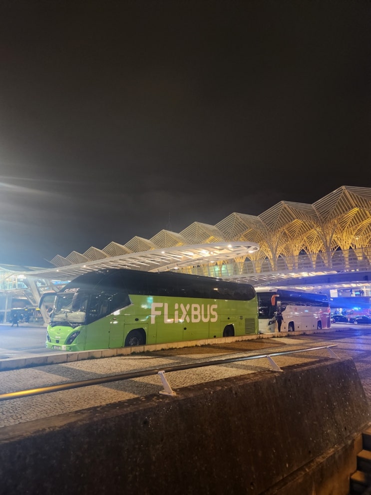 포르투에서 리스본 이동 플릭스 버스 탑승 후기 Flix Bus 터미널 주소 공유 좌석 선택 꿀팁 네이버 블로그