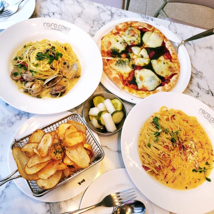철산맛집 광명데이트 하기좋은 스테이크 파스타 피자 맛집 라라코스트 네이버 블로그