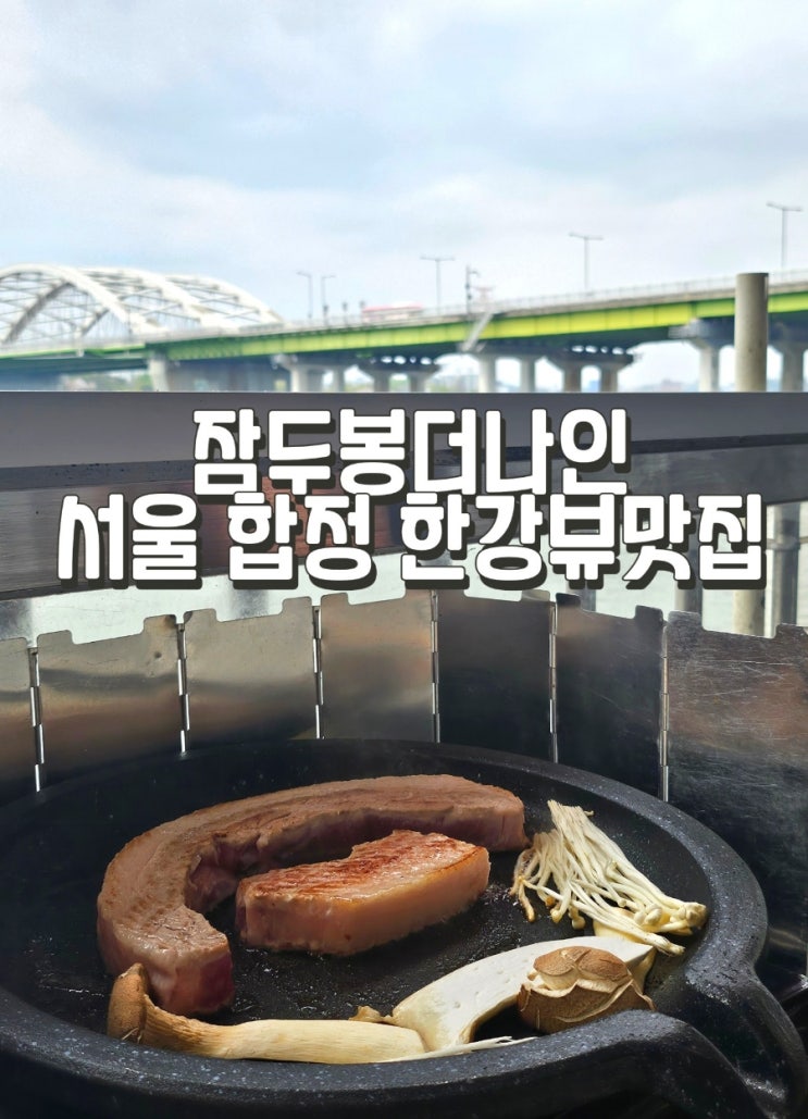 서울 합정 잠두봉더나인 예약없이 망원한강뷰 고기맛집 네이버 블로그