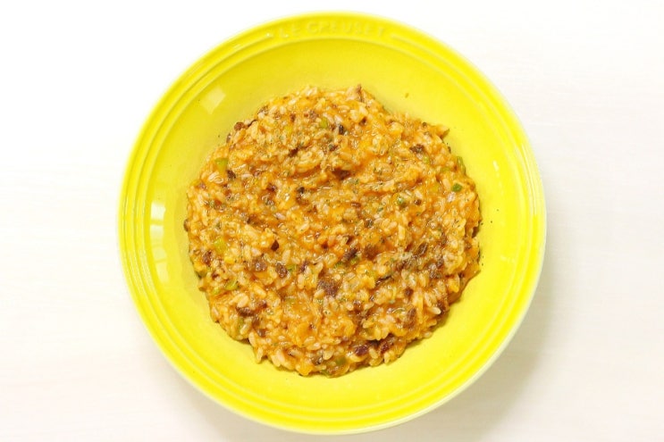 토마토 리조또 만들기 아기 로제 리조또 레시피 찬밥요리 만드는법 네이버 블로그