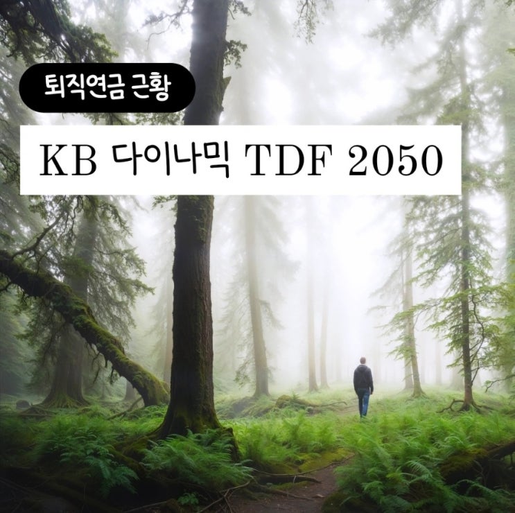KB 다이나믹 TDF 2050. 퇴직연금 수익률 근황 : 네이버 블로그