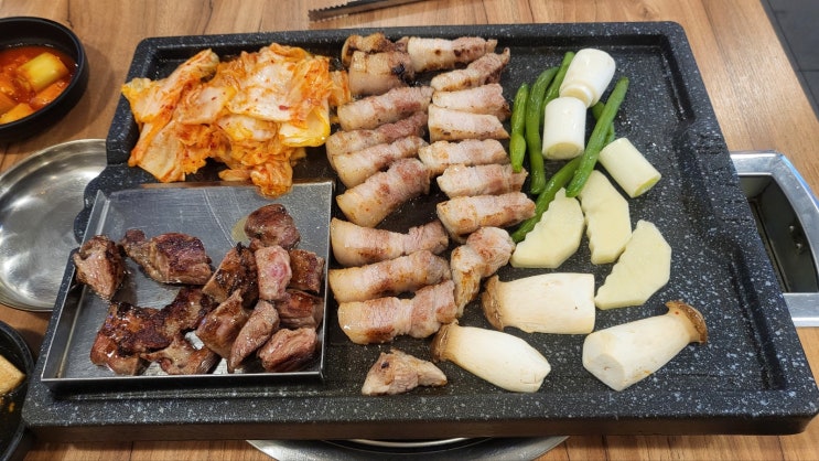 오산 운암 고기 맛집 갈삼집 단체 회식 장소로 강추 네이버 블로그