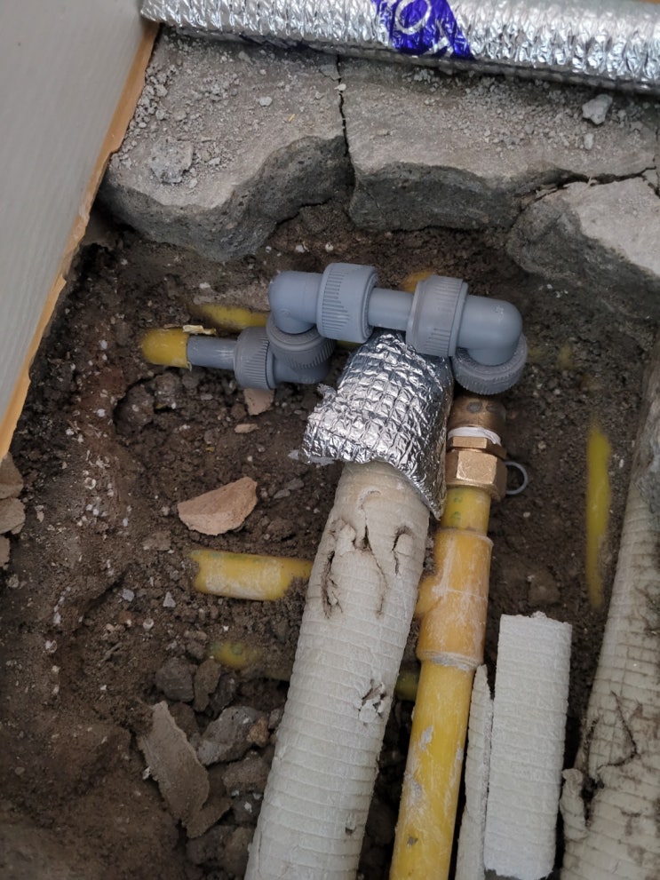 아파트 ppc 온수배관 수리방법 : 네이버 블로그