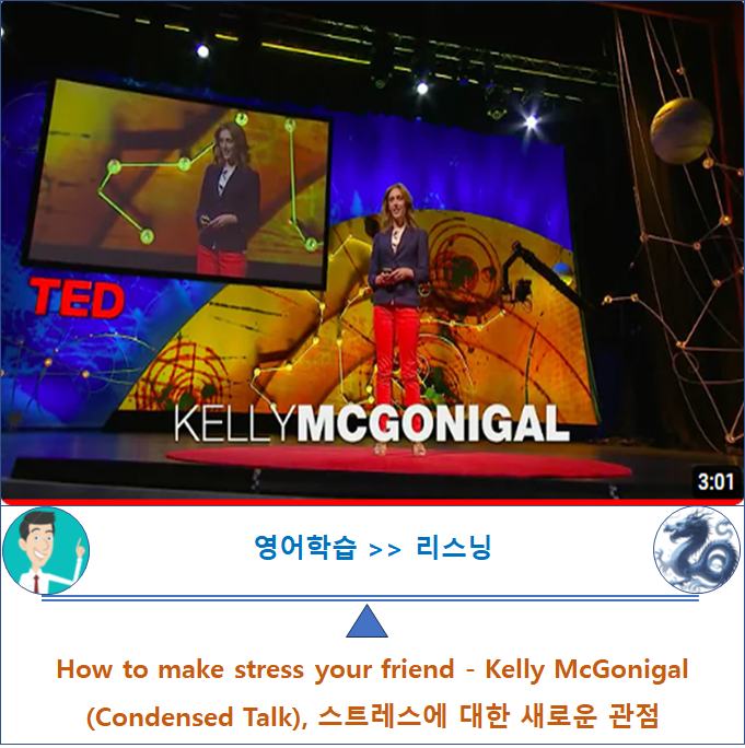[리스닝] How to make stress your friend - Kelly McGonigal (Condensed Talk ...