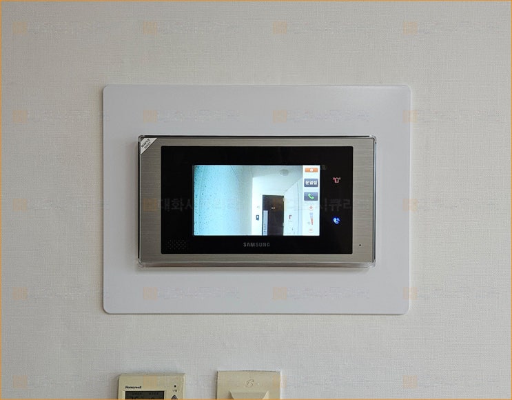 용인 기흥구 동백동 백현마을한라비발디2차아파트 삼성홈오토SHT-705S를 직방(삼성)비디오폰SHT-3527XA로 교체설치 : 네이버 블로그