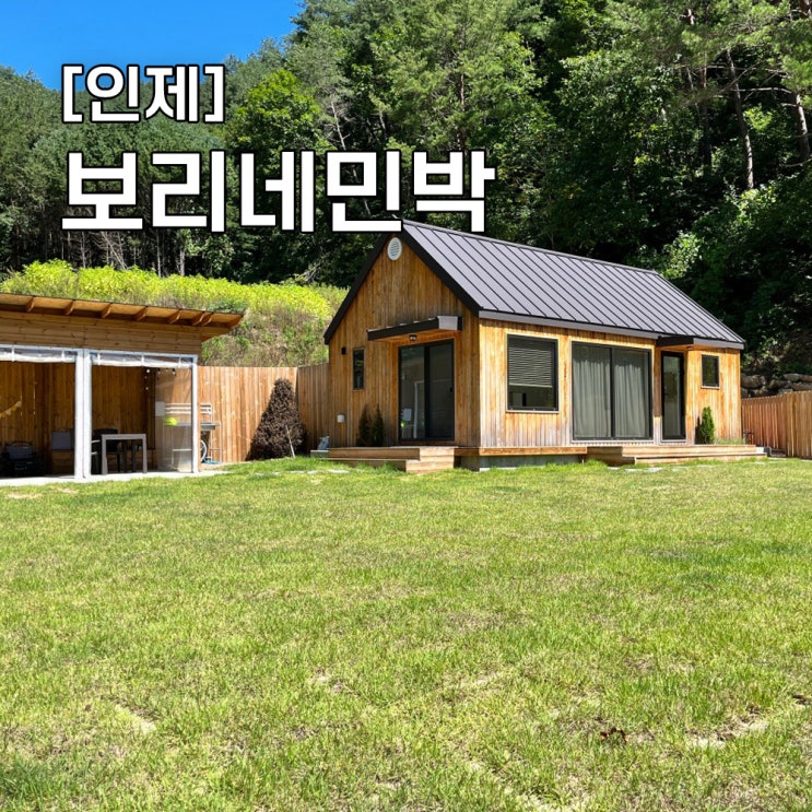 강원도 인제 애견동반 펜션 150평 200평 잔디마당과 600평 애견운동장 보리네민박 총정리 네이버 블로그