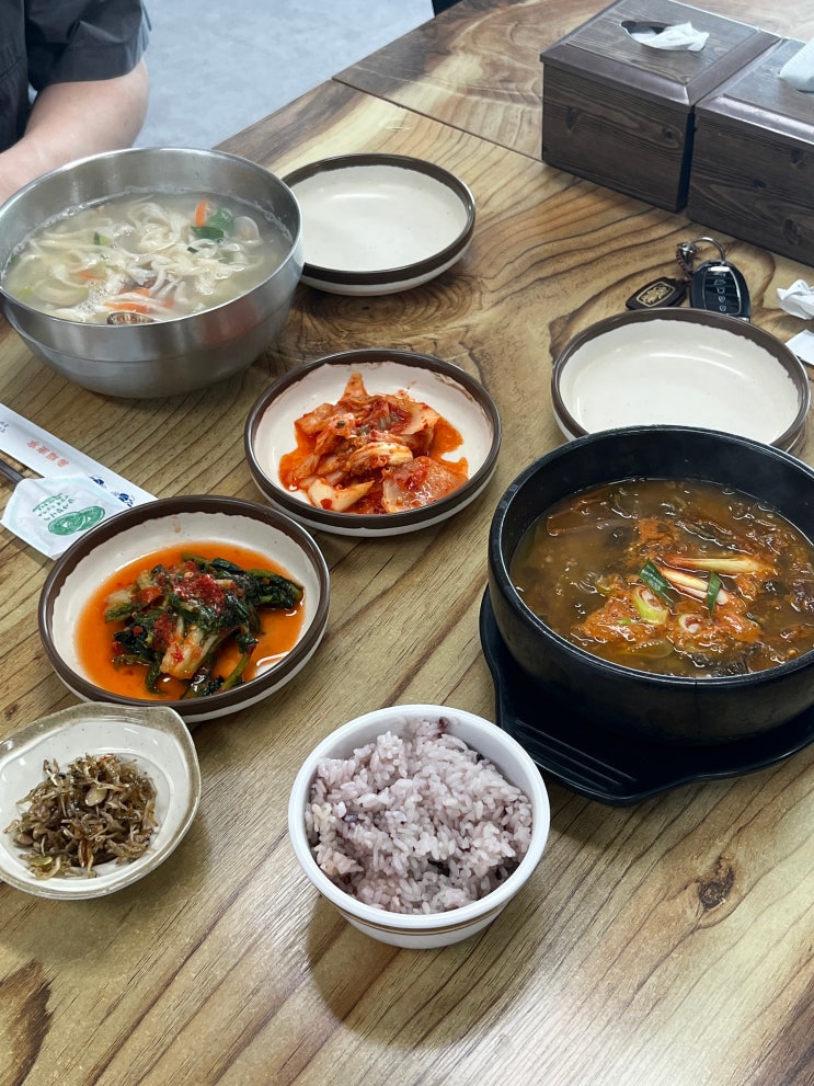 석모도 명량칼국수 가족식사 해장하기 좋은 칼국수 해장국 맛집 네이버 블로그