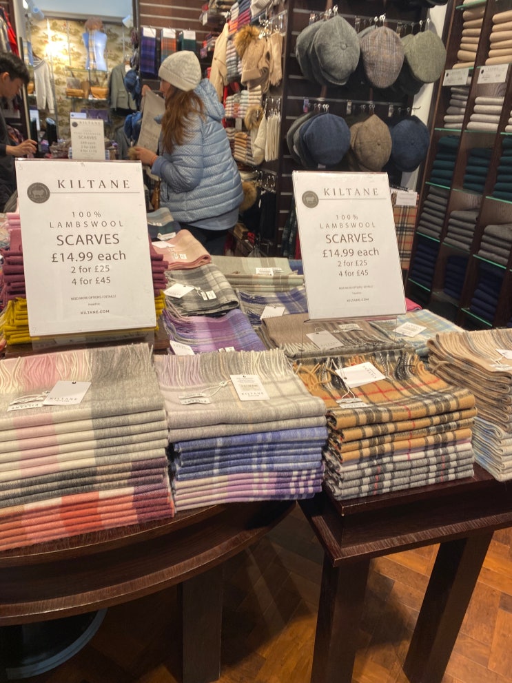런던기념품 KILTANE 울스카프 캐시미어 목도리 선물 : 네이버 블로그