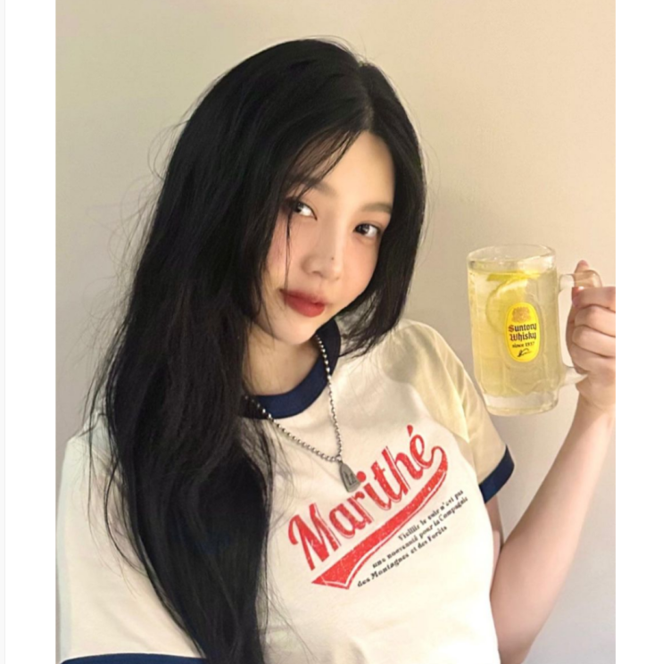 크러쉬♥조이 20대 여름 커플티 커플 반팔티 브랜드 추천 마리떼 프랑소와 저버 반팔 티셔츠 네이버 블로그
